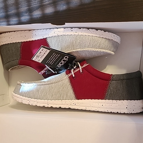 Hey Dude | Shoes | Hey Dude Wally Tri Varsity Crimson | Poshmark